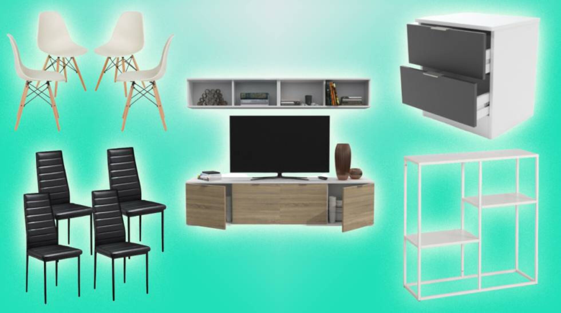 Rebajas de hasta el 80% en mobiliario para la casa: mesas, sillas y ...