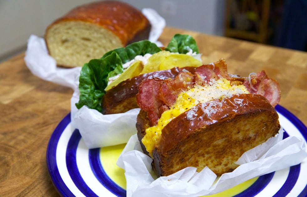 Una receta de brioche y cuatro sándwiches para rellenarlo | El ...