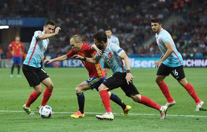 Eurocopa 2016 Las caras de Iniesta: Las caras de Iniesta | Fotos ...