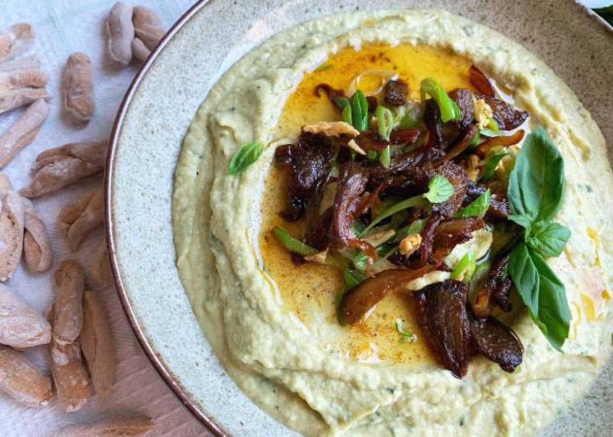 Hummus con setas tostadas | Recetas | Gastronomía | EL PAÍS