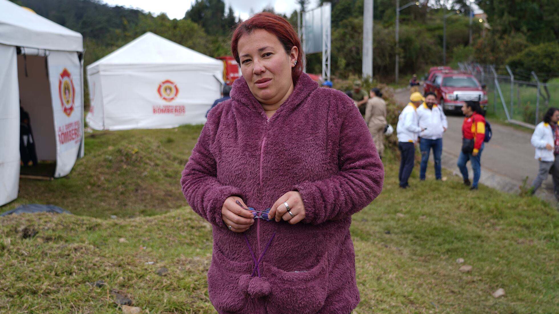 Luz Ángela, la mujer que busca a su marido desaparecido entre los ...