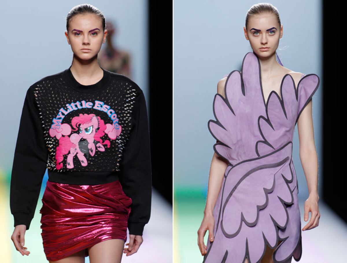 Regreso a la infancia: ‘My little pony’ por María Escoté | Fotos | Pasarelas de Moda | S Moda ...