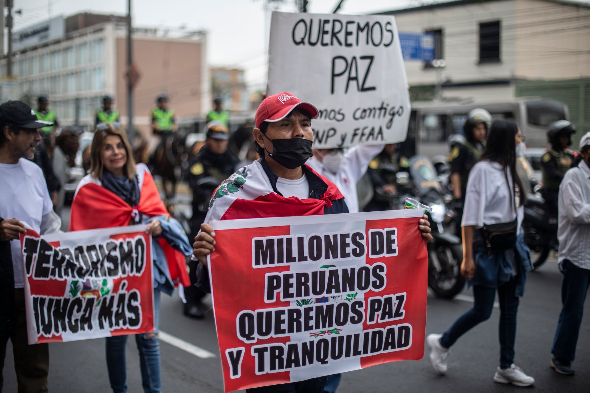 Los rostros de las protestas en Perú: “Estaremos aquí hasta la batalla ...