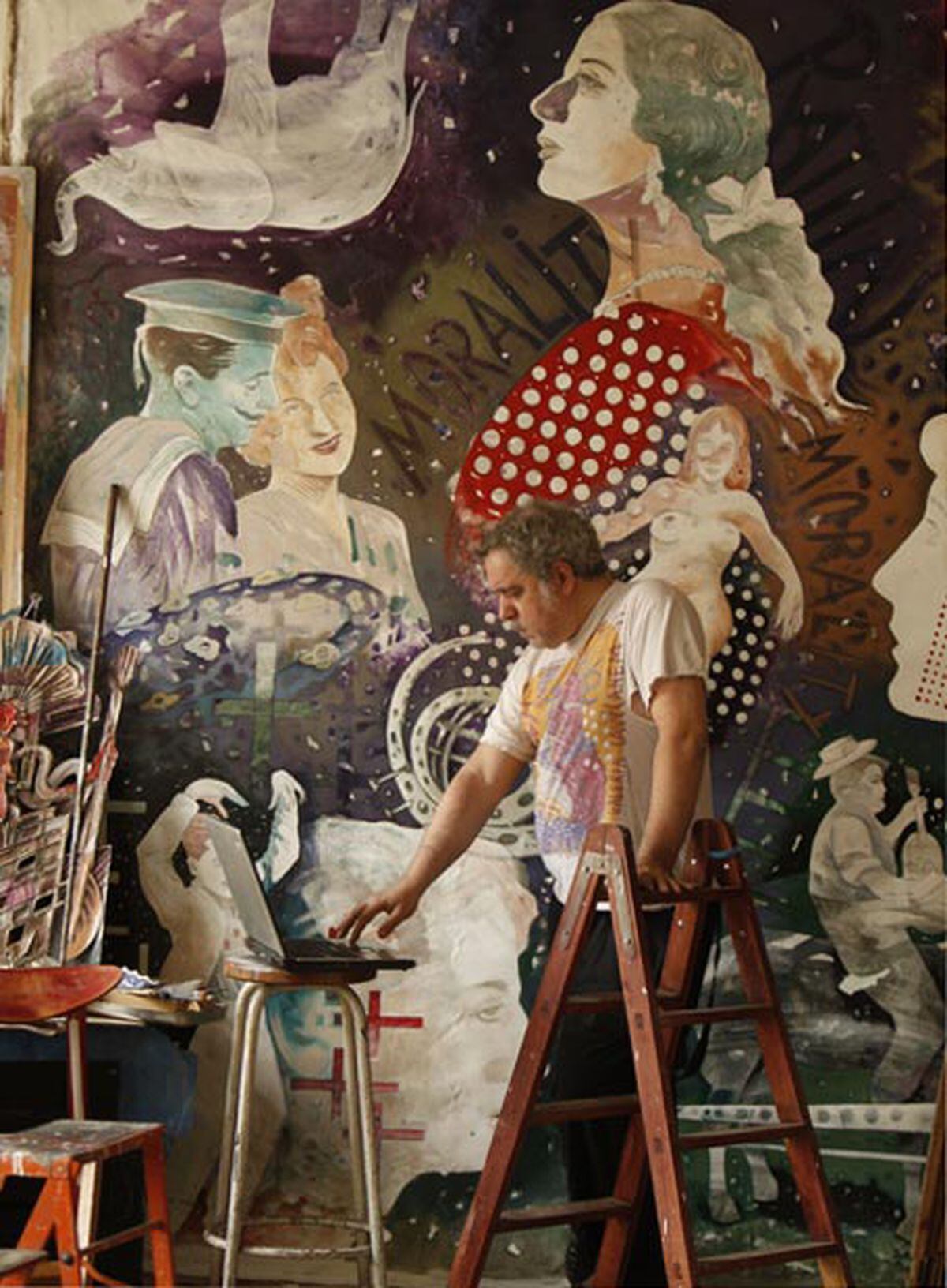 El pintor Ceesepe | Babelia | EL PAÍS