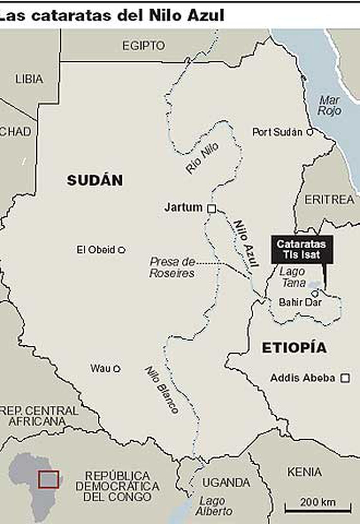 Las cataratas del Nilo Azul | Última | EL PAÍS