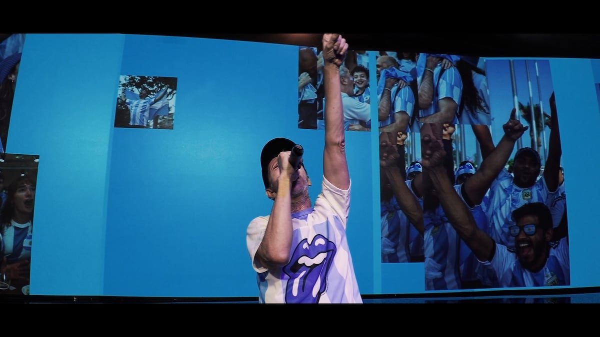 Vídeo | La ilusión de Argentina y sus Muchachos: Alejo Stivel se suma a ...