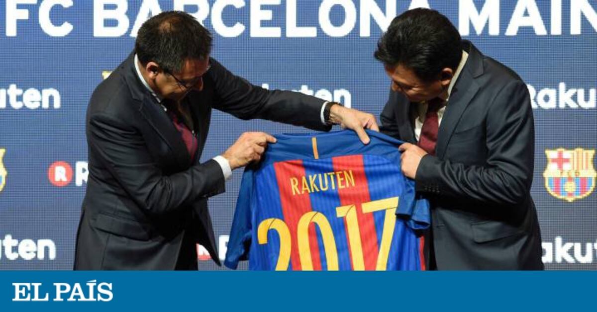 FC Barcelona: Rakuten patrocinará al Barça por 55 millones de euros ...