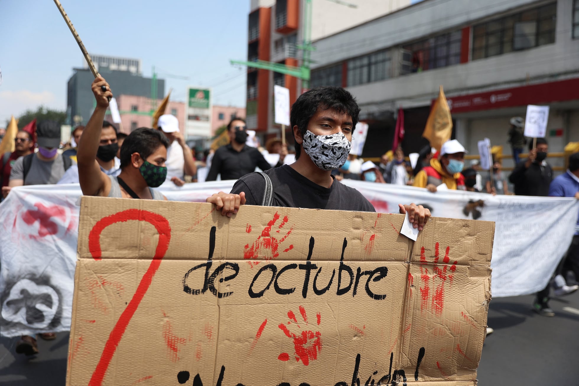 La Marcha En Memoria De La Masacre Del 2 De Octubre De 1968 En Ciudad
