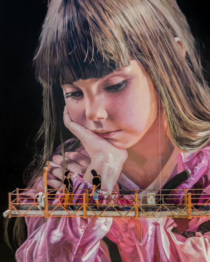 Martín Ron, el artista detrás del mural de Maradona más grande del ...