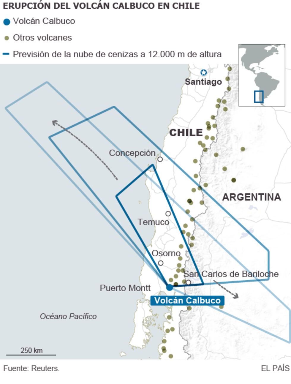 Volcán Calbuco: 4.500 personas han sido evacuadas por la erupción del ...