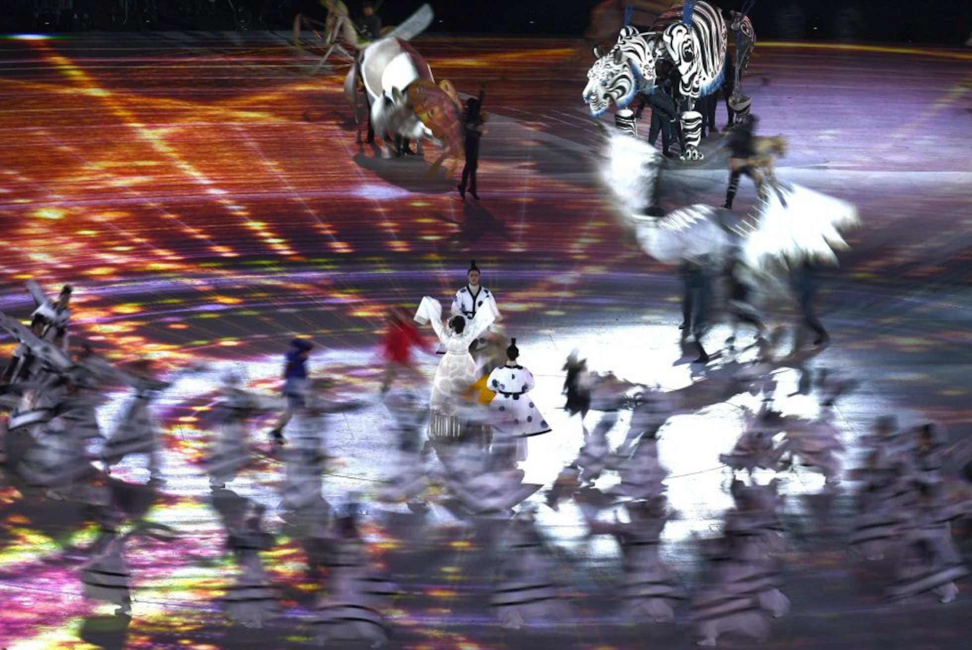 La inauguración de los Juegos Olímpicos de Invierno 2018, en imágenes ...