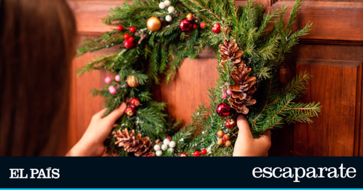 Cinco coronas de Navidad para decorar la puerta | Estilo de vida ...
