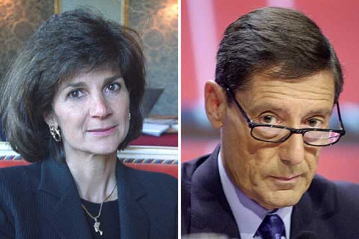 Patricia Russo, de Lucent, y Serge Tchuruk, de Alcatel | Economía | EL PAÍS