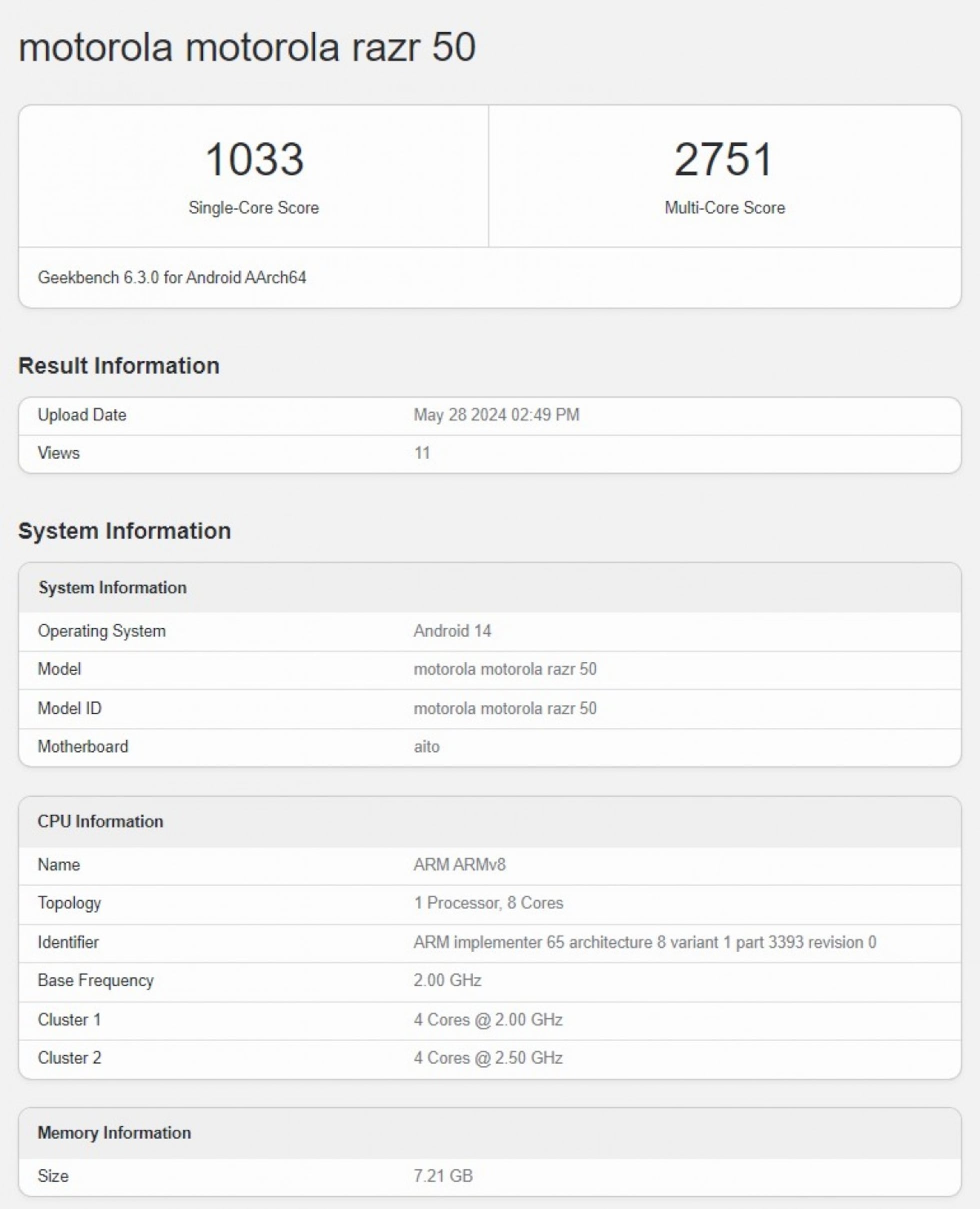 Confirmado el hardware del plegable Motorola Razr 50… cuidado, Samsung ...