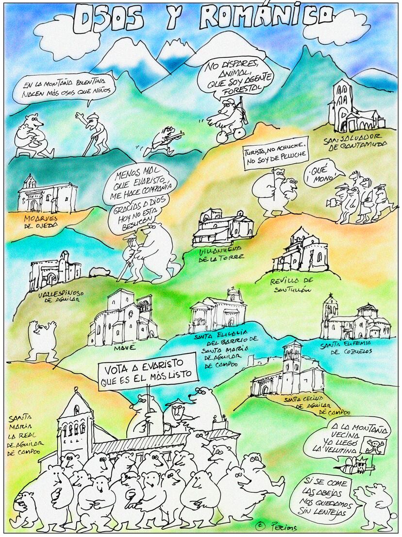 El románico de Palencia, un viaje soñado o por soñar según Peridis | Guia El Viajero | EL PAÍS