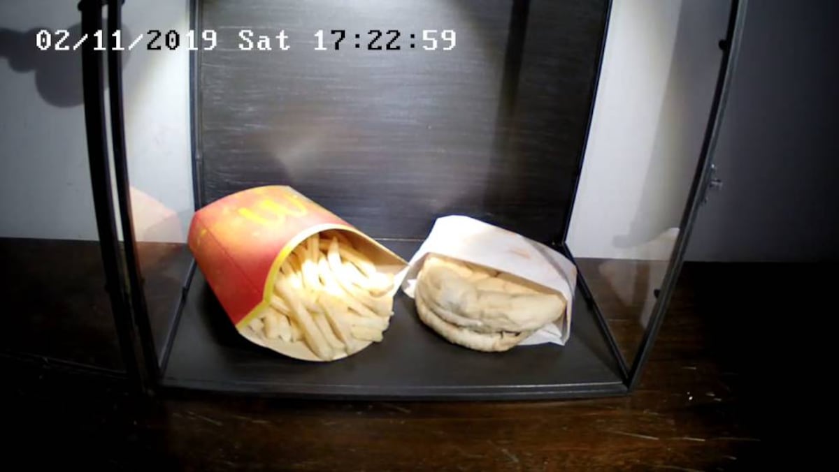 Así se conserva la última hamburguesa de McDonald’s de Islandia 10 años ...