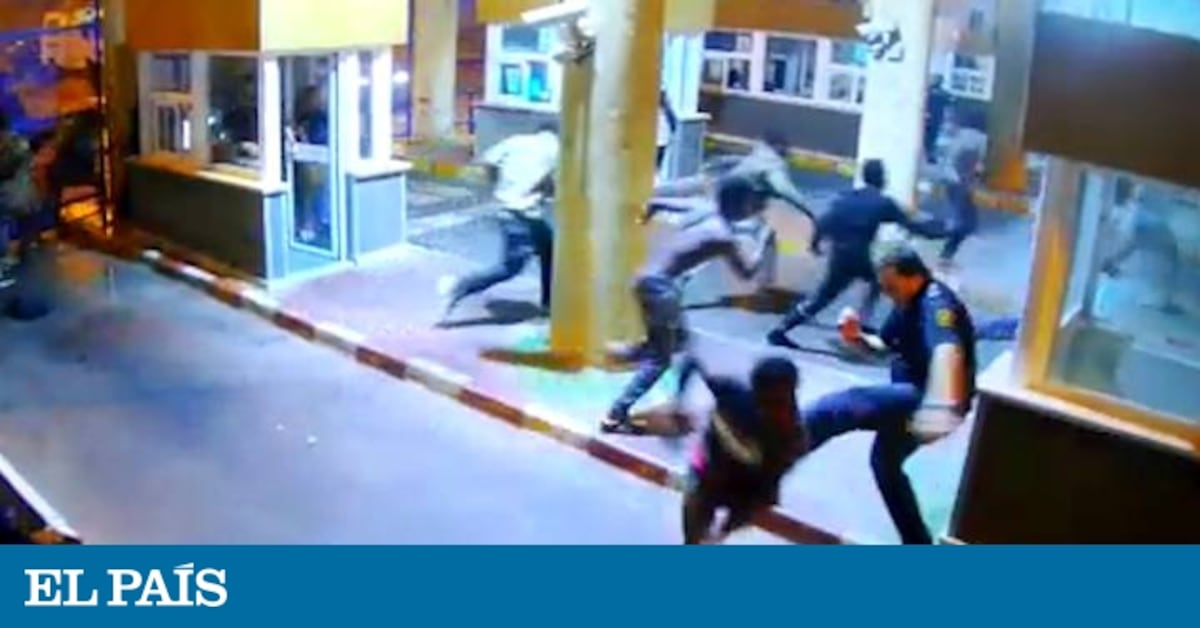 Illegal immigration at Spanish border: Video shows baton blows and ...