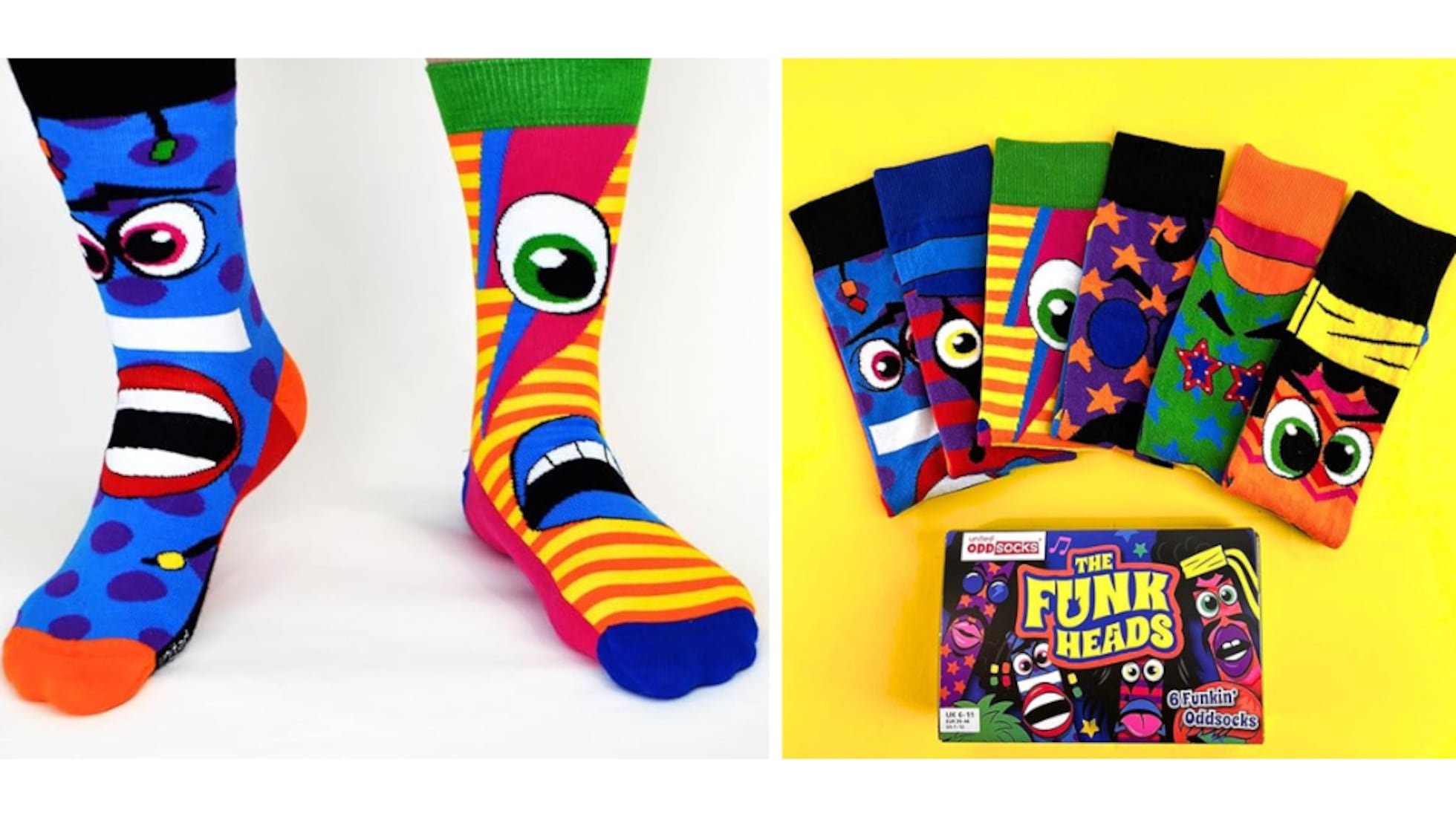 Con estos calcetines divertidos serás el centro de todas las miradas ...