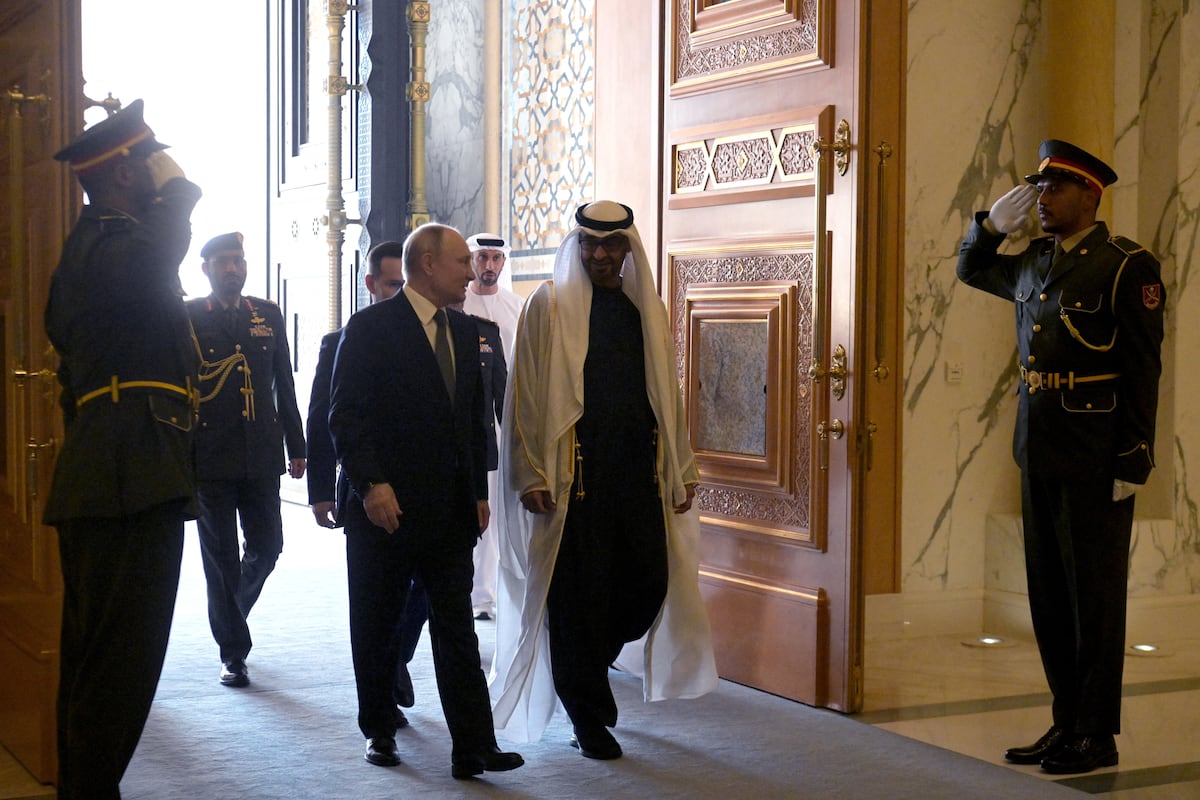 Russia’s Putin is visiting the UAE and Saudi Arabia, seeking to bolster ...