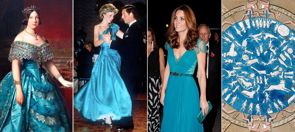 De Isabel II a Kate Middleton: el azul favorito de los ‘royals’ viene ...