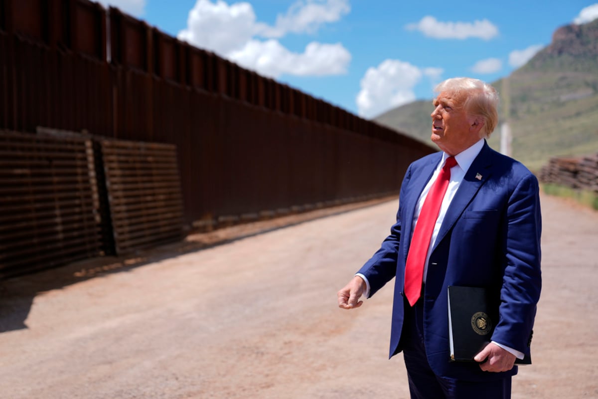 Trump doesn’t want pieces of his border wall to be sold as scrap metal ...