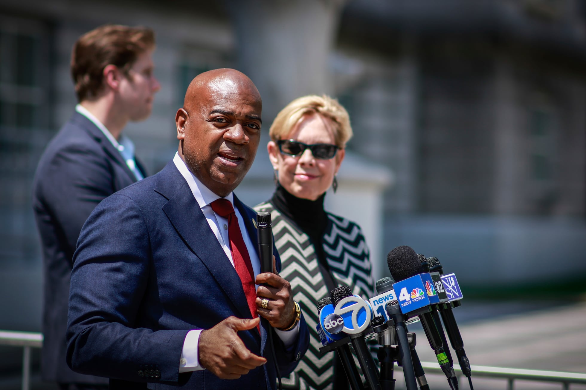 The Newark residents who never leave the side of migrants locked up in ...