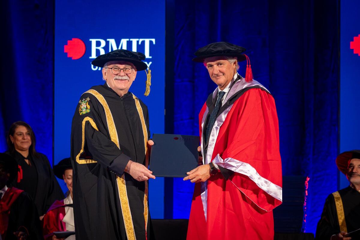 José Manuel Entrecanales, investido doctor honoris causa por la RMIT ...