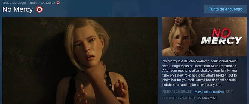 La Plataforma Steam Retira Un Videojuego Sobre Violencia Sexual E