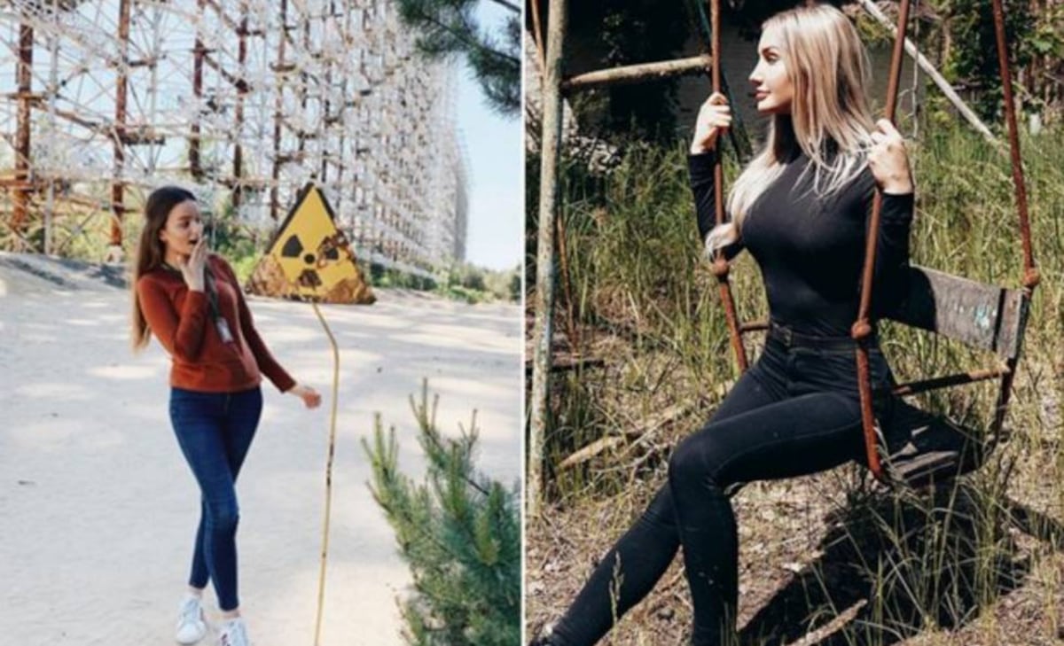 ‘Influencers’ posando em Chernobyl, a moda mais sinistra e polêmica do ...