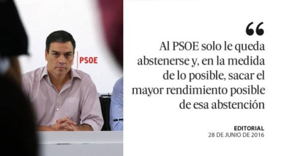 PSOE: Liderar la oposición | Opinión | EL PAÍS