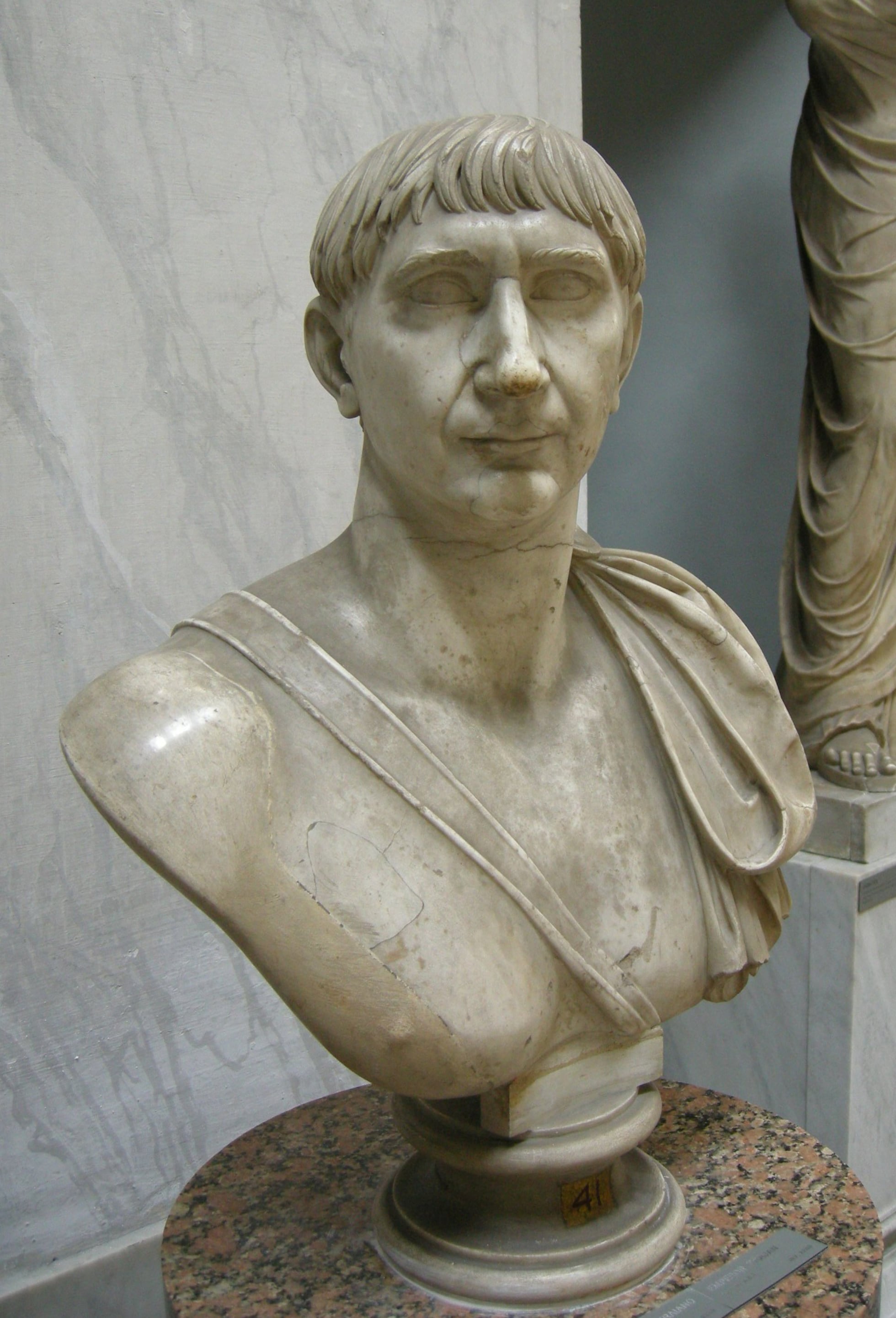 Trajan, the Roman emperor who fought the Dacians and Parthians ...