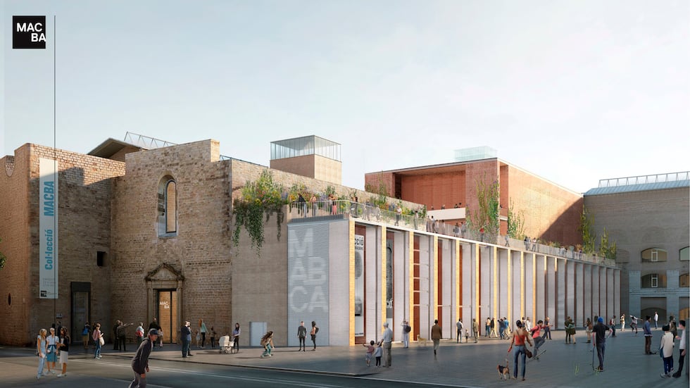 Comienzan las obras de ampliación del MACBA sobre la plaza dels Àngels ...