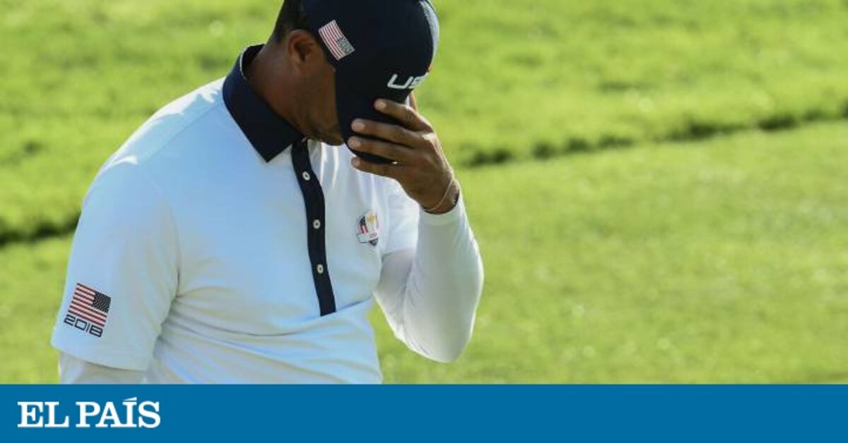 Tiger, Michael Jordan y una bandera de EE UU que está al revés ...