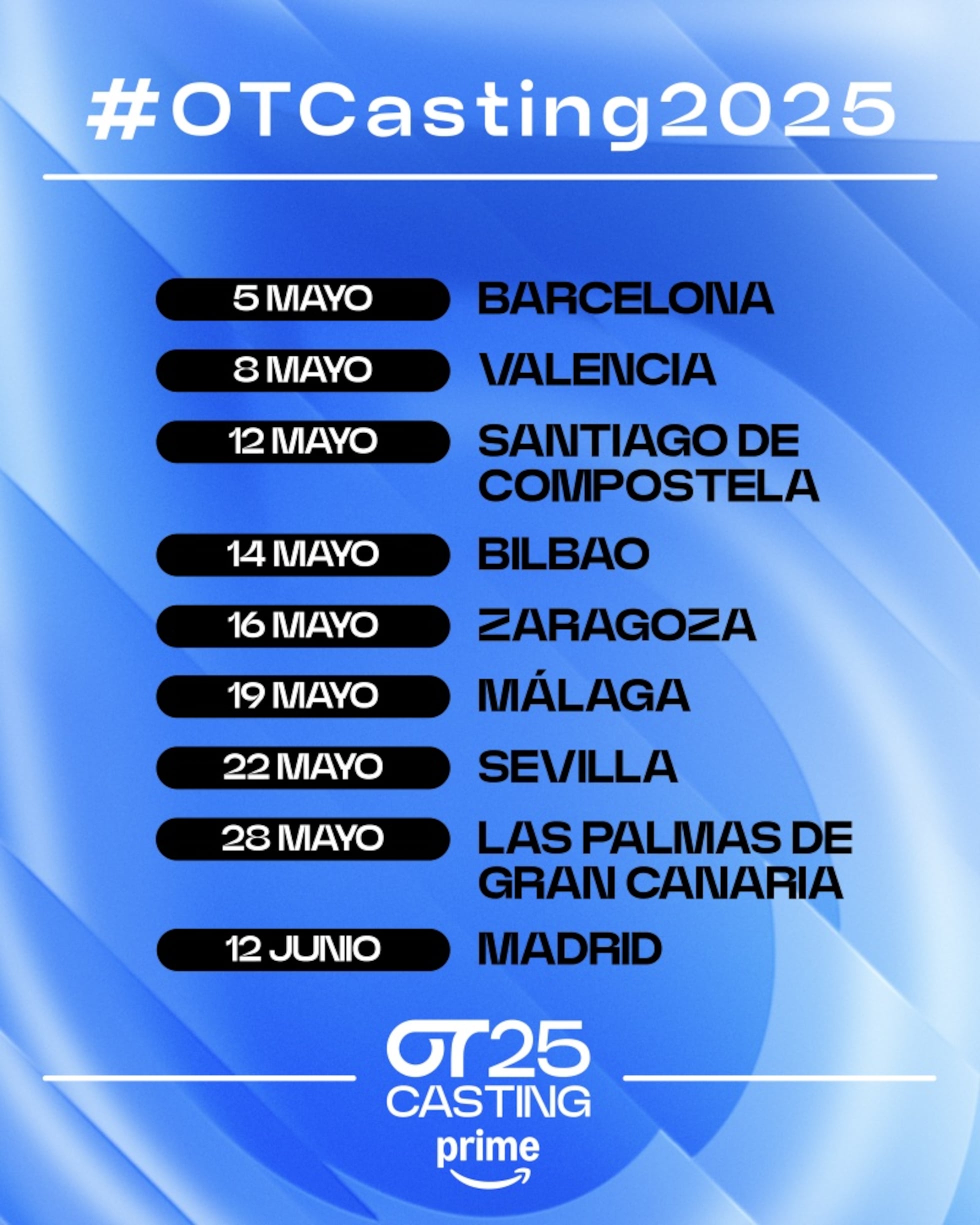 Los siete días de Noemí Galera pegada a TikTok: comienza el ‘casting’ de ‘Operación Triunfo 2025 ...