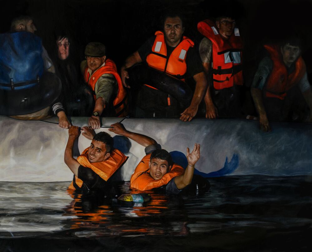 The migratory tragedy in Europe: oil on canvas | Culture | EL PAÍS English