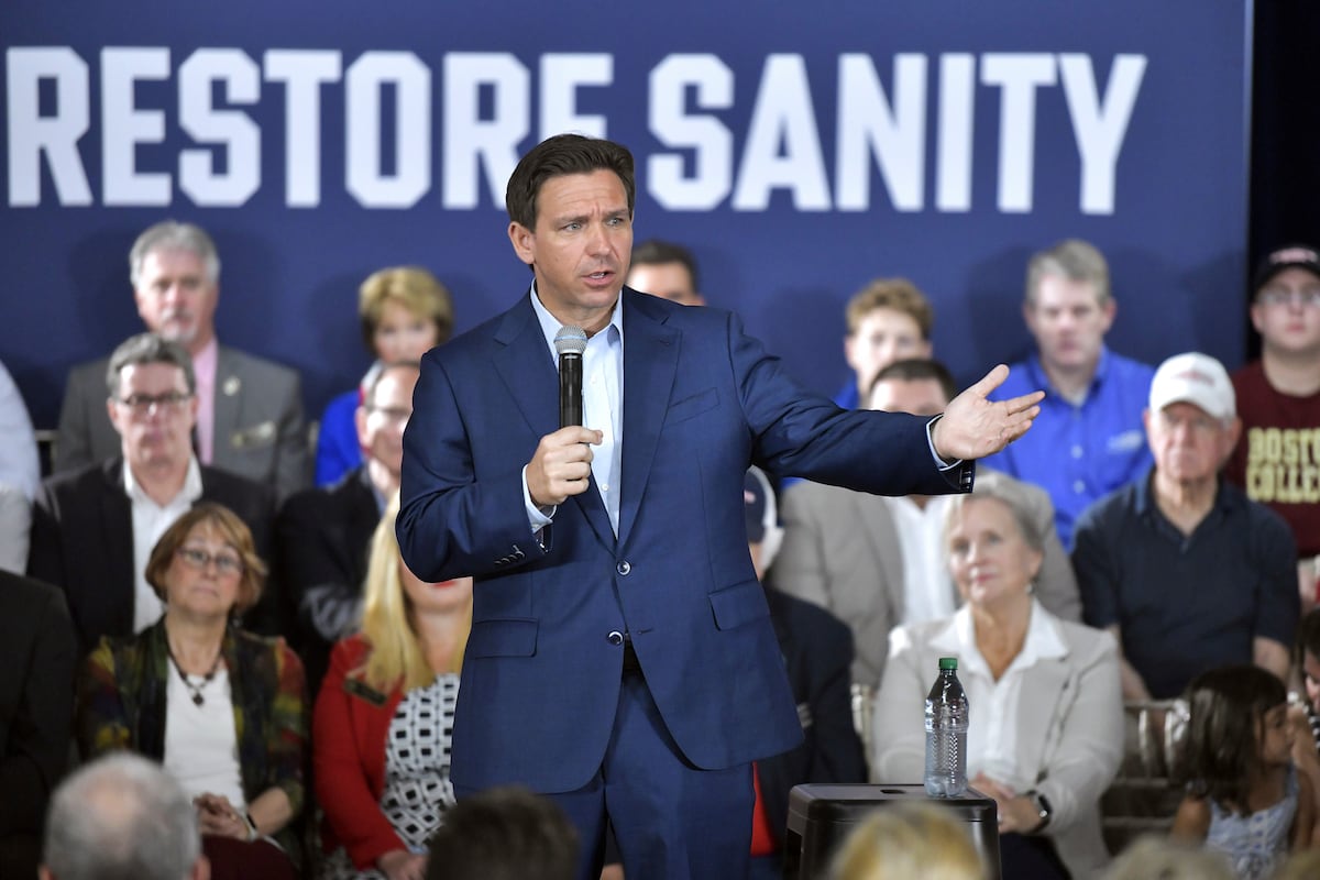 DeSantis says he’ll ‘actually’ build border wall and swipes at Trump as ...