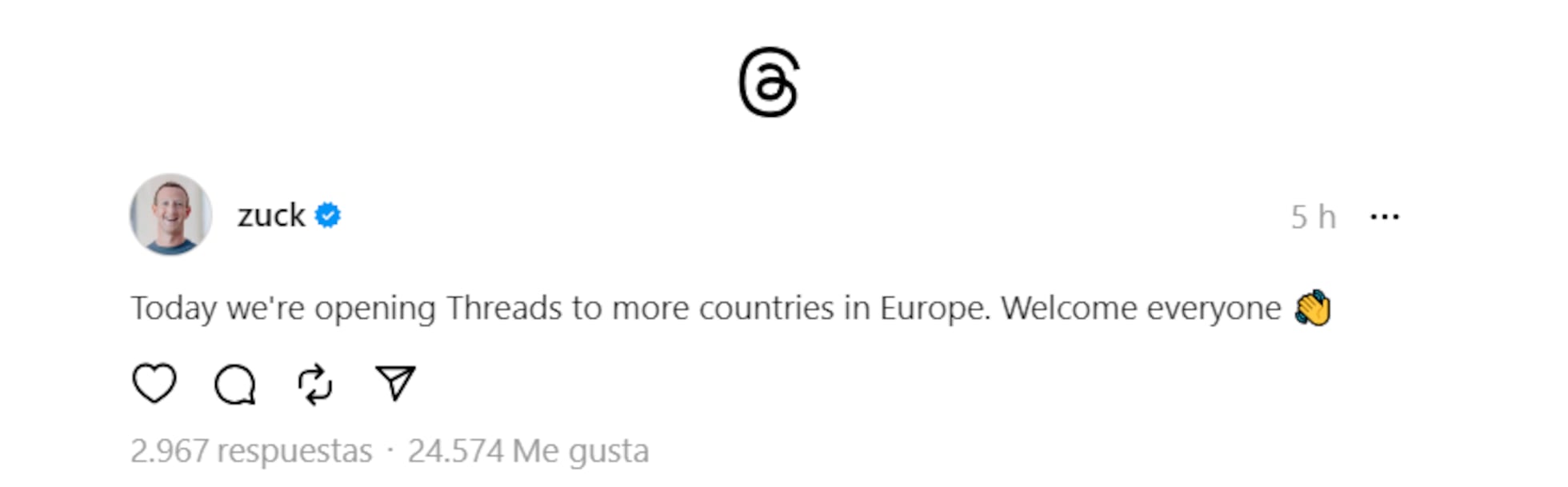 Threads, el Twitter de Meta, llega a España | Tecnología | EL PAÍS
