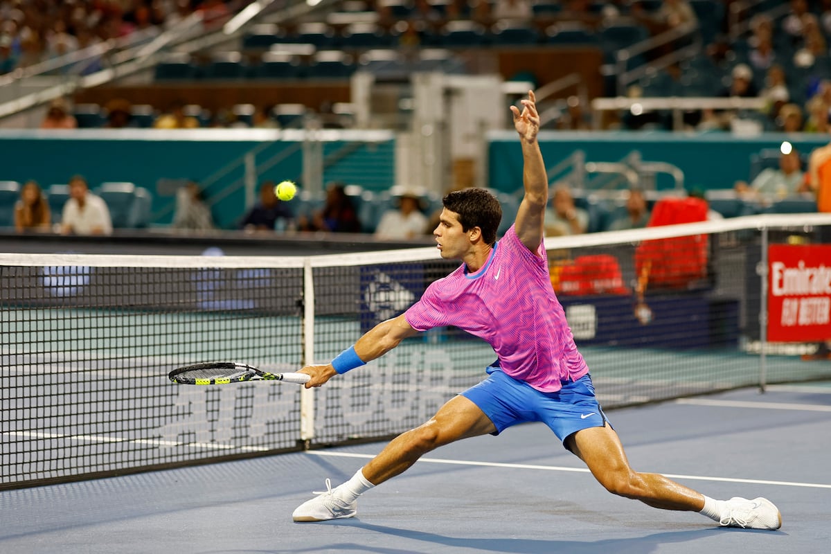 Masters de Miami 2024: Nadie tira la dejada mejor que Alcaraz | Tenis ...