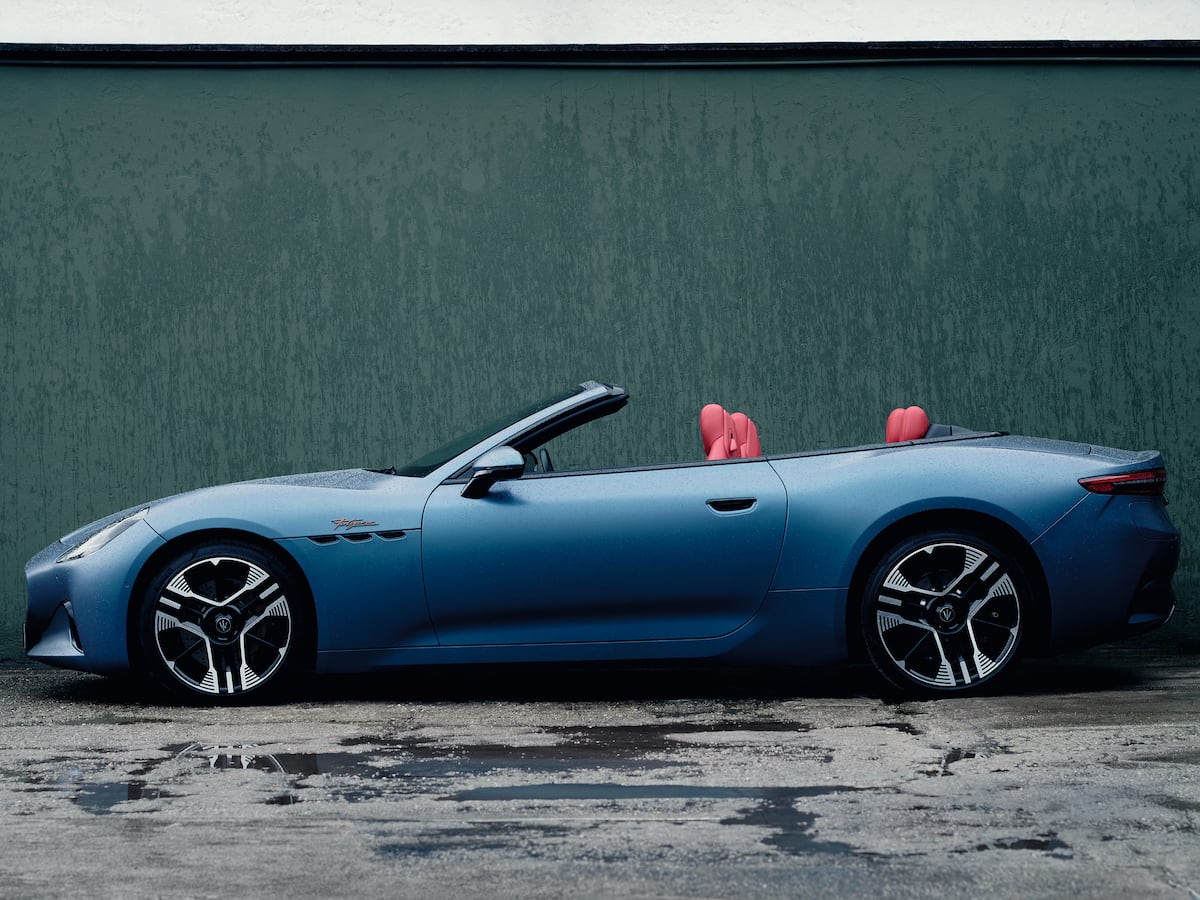 Así es el Maserati GranCabrio Folgore, un descapotable eléctrico que ...