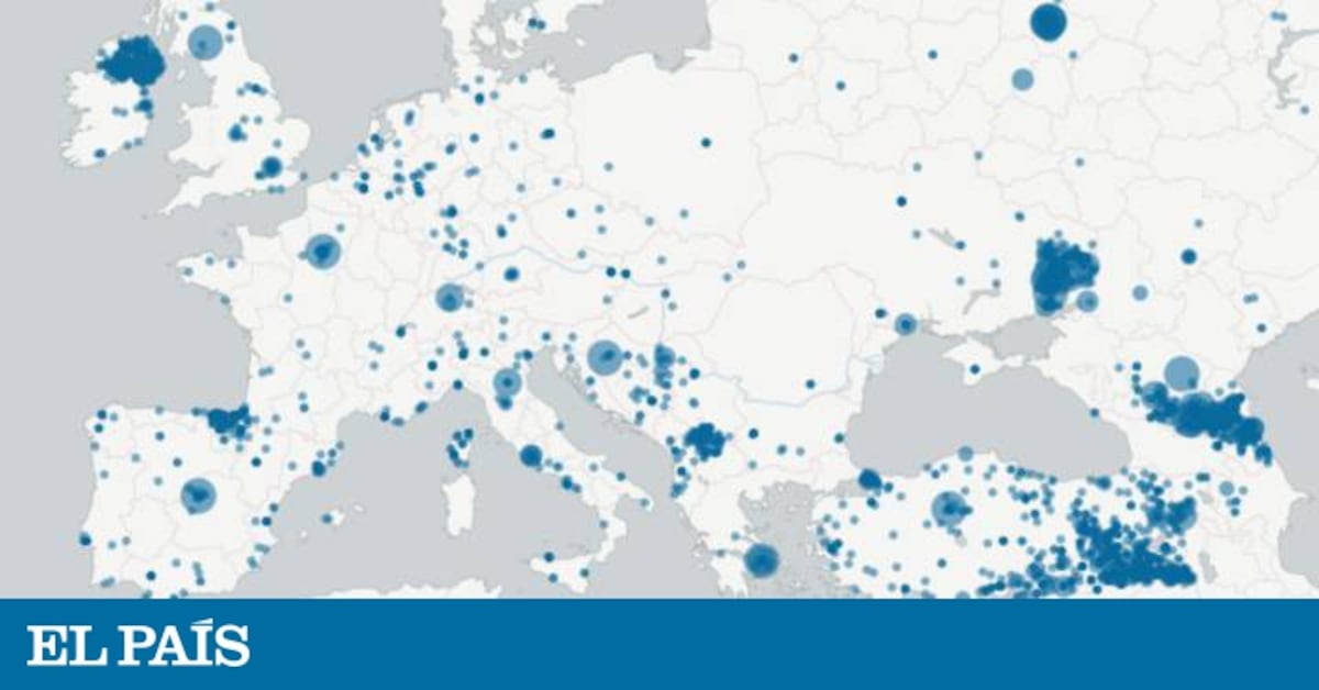 Mapa de los ataques terroristas en Europa desde 1970 | Internacional ...
