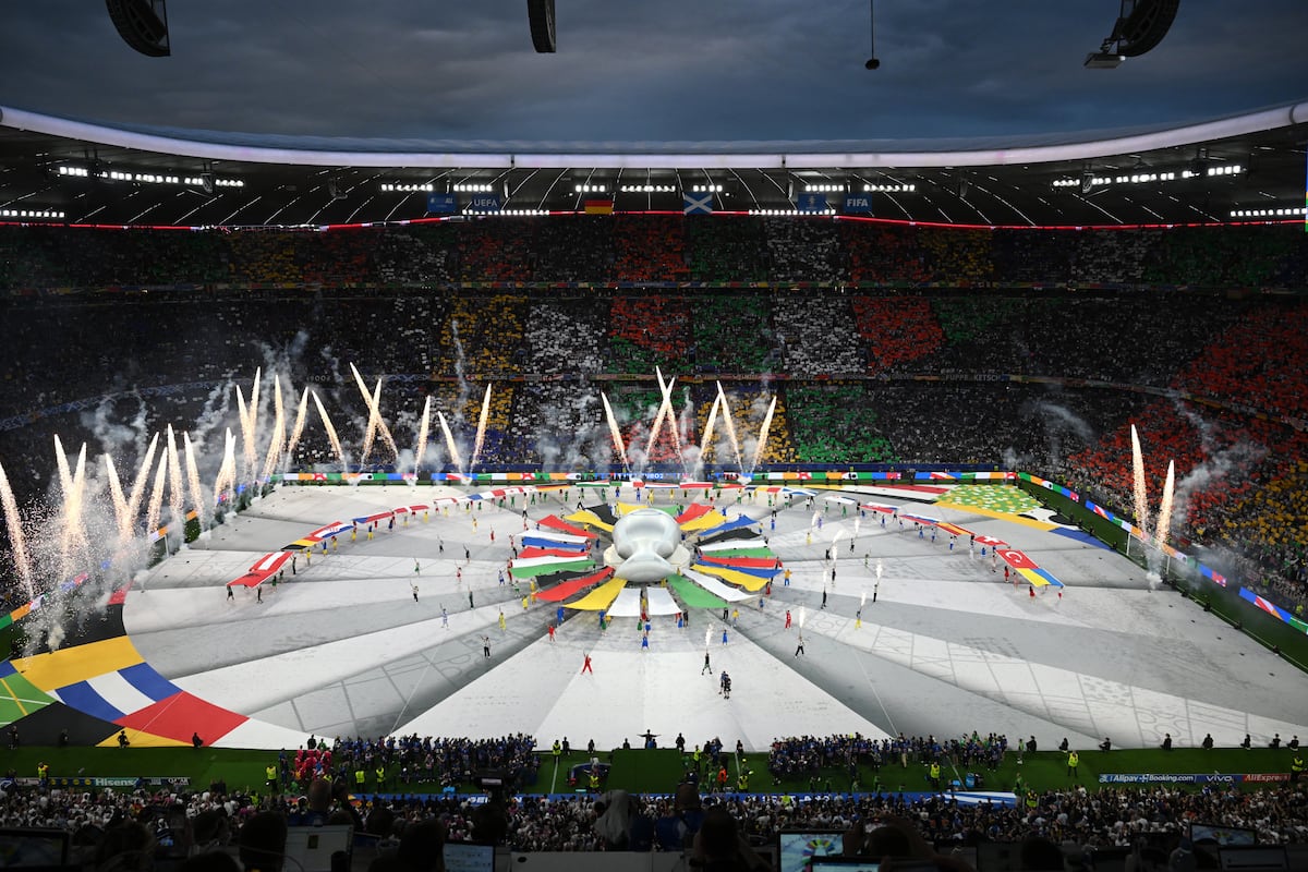 La ceremonia de inauguración de la Eurocopa de Alemania 2024, en ...