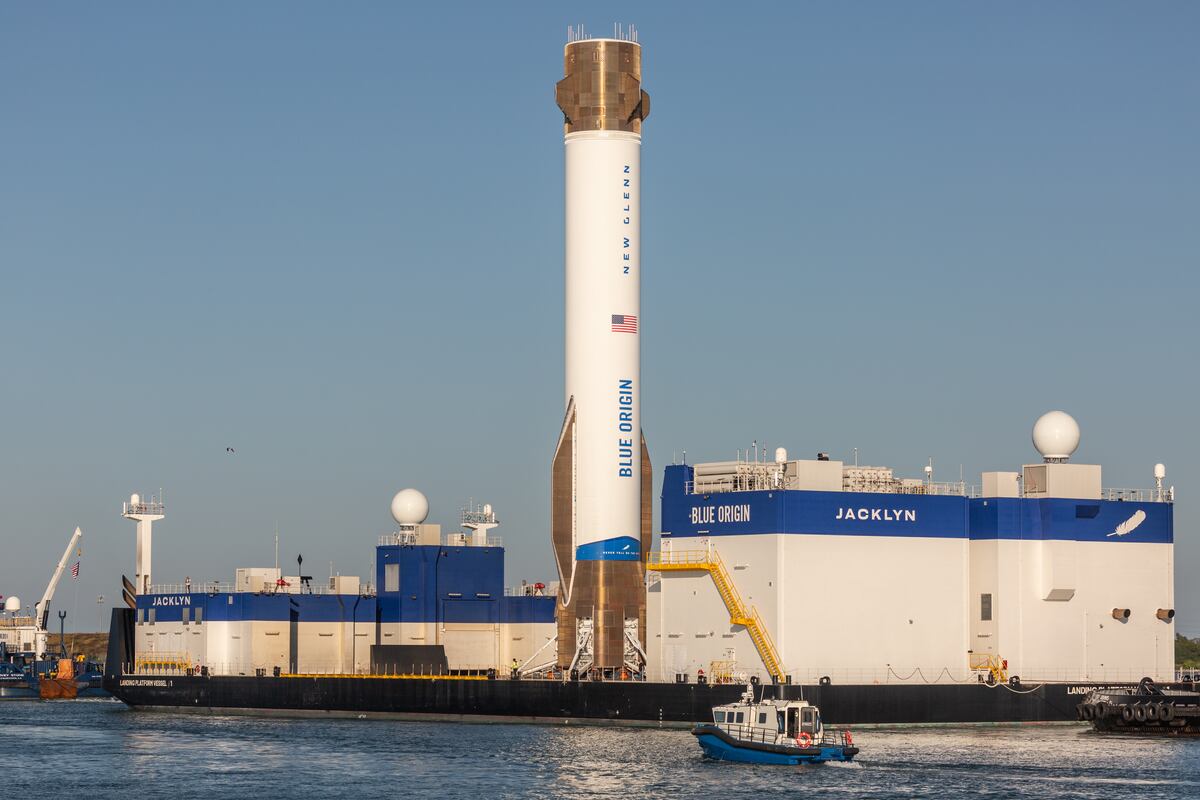Blue Origin logra reutilizar el propulsor de New Glenn, pero no ...