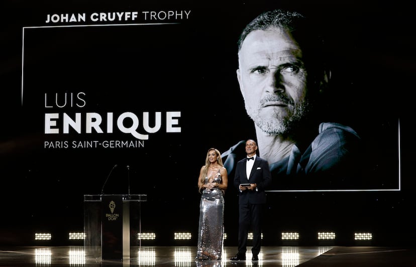 El PSG de Luis Enrique corona a Ousmane Dembélé como nuevo Balón de Oro ...