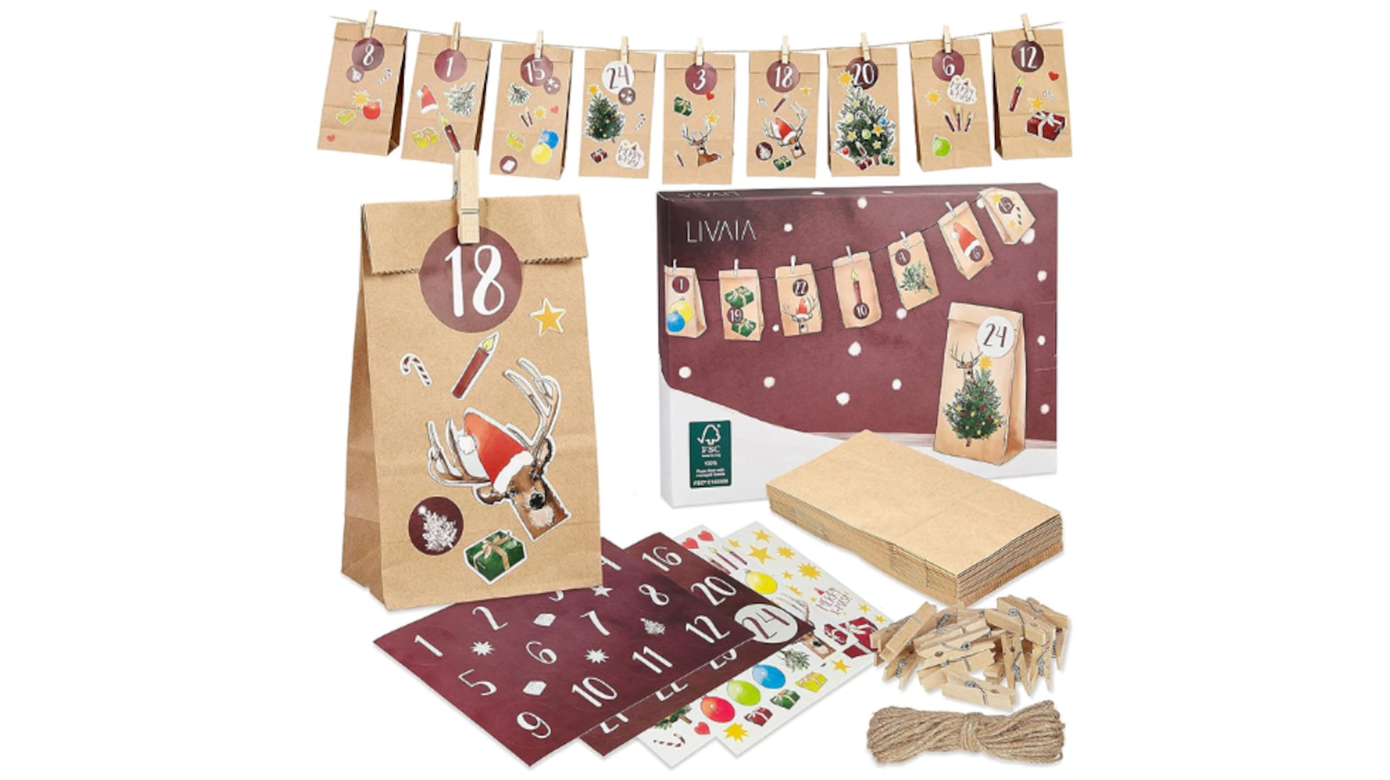 Calendarios de adviento originales: ideas para hacer y regalar | Estilo ...