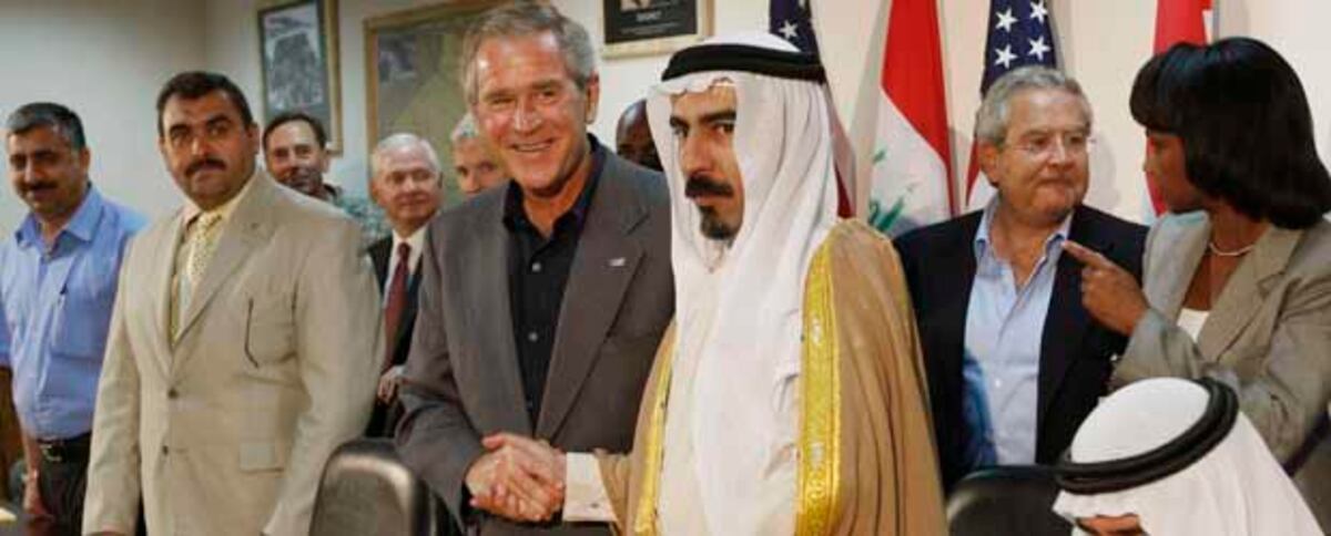 George Bush y Abdul Sattar Abu Risha | Internacional | EL PAÍS