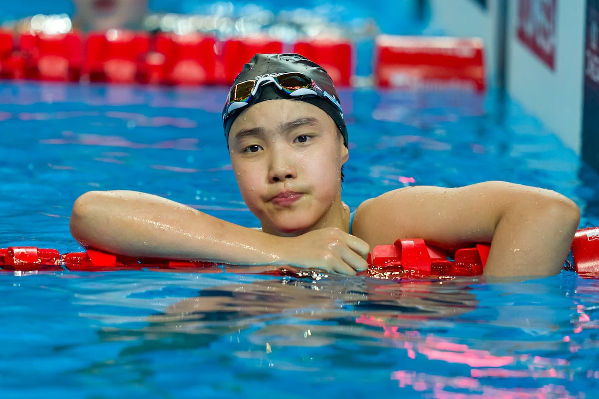 Yu Zidi, the 12-year-old Chinese girl challenging the world swimming ...
