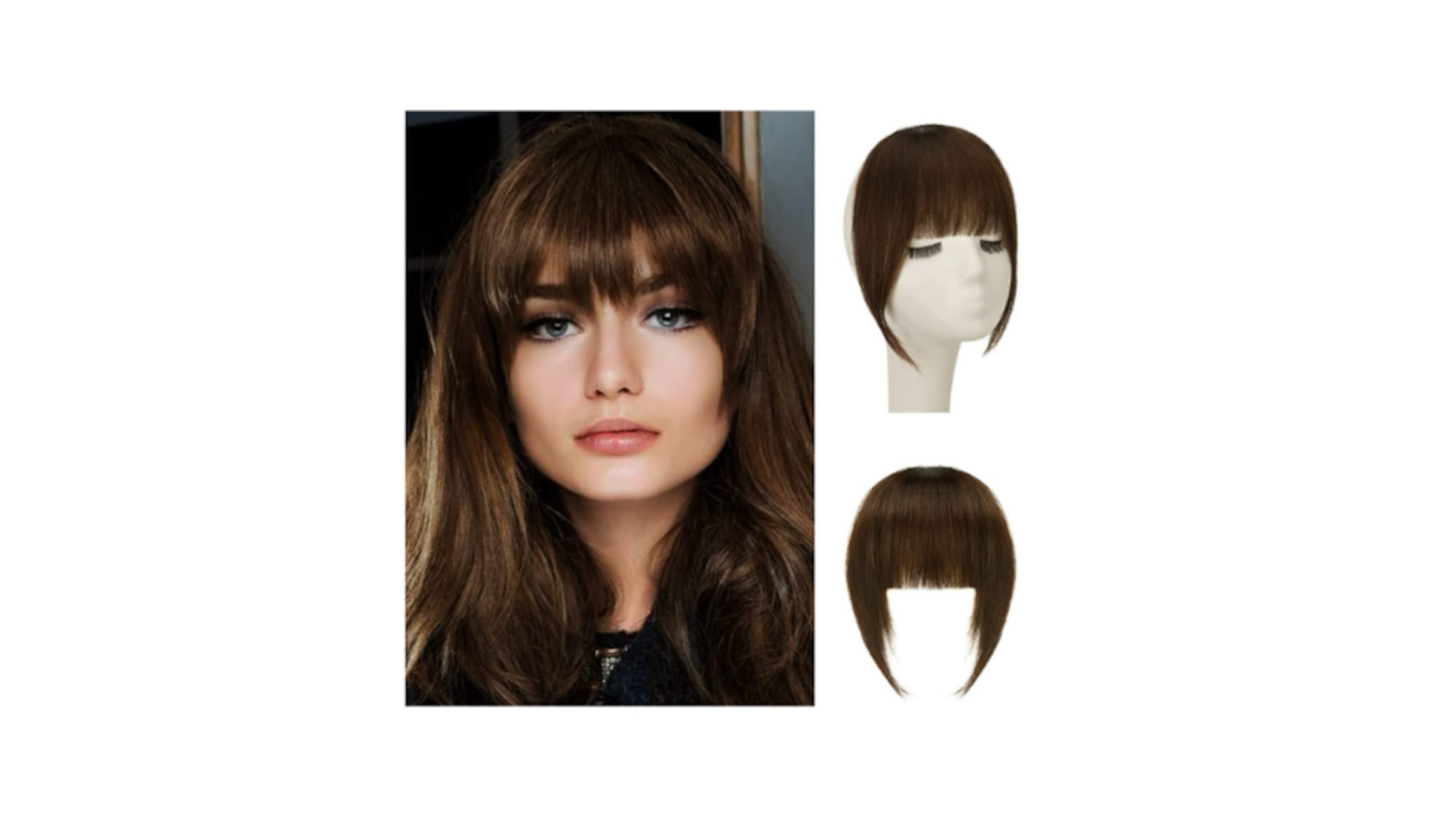 Flequillos postizos para un cambio de look rápido y natural ...