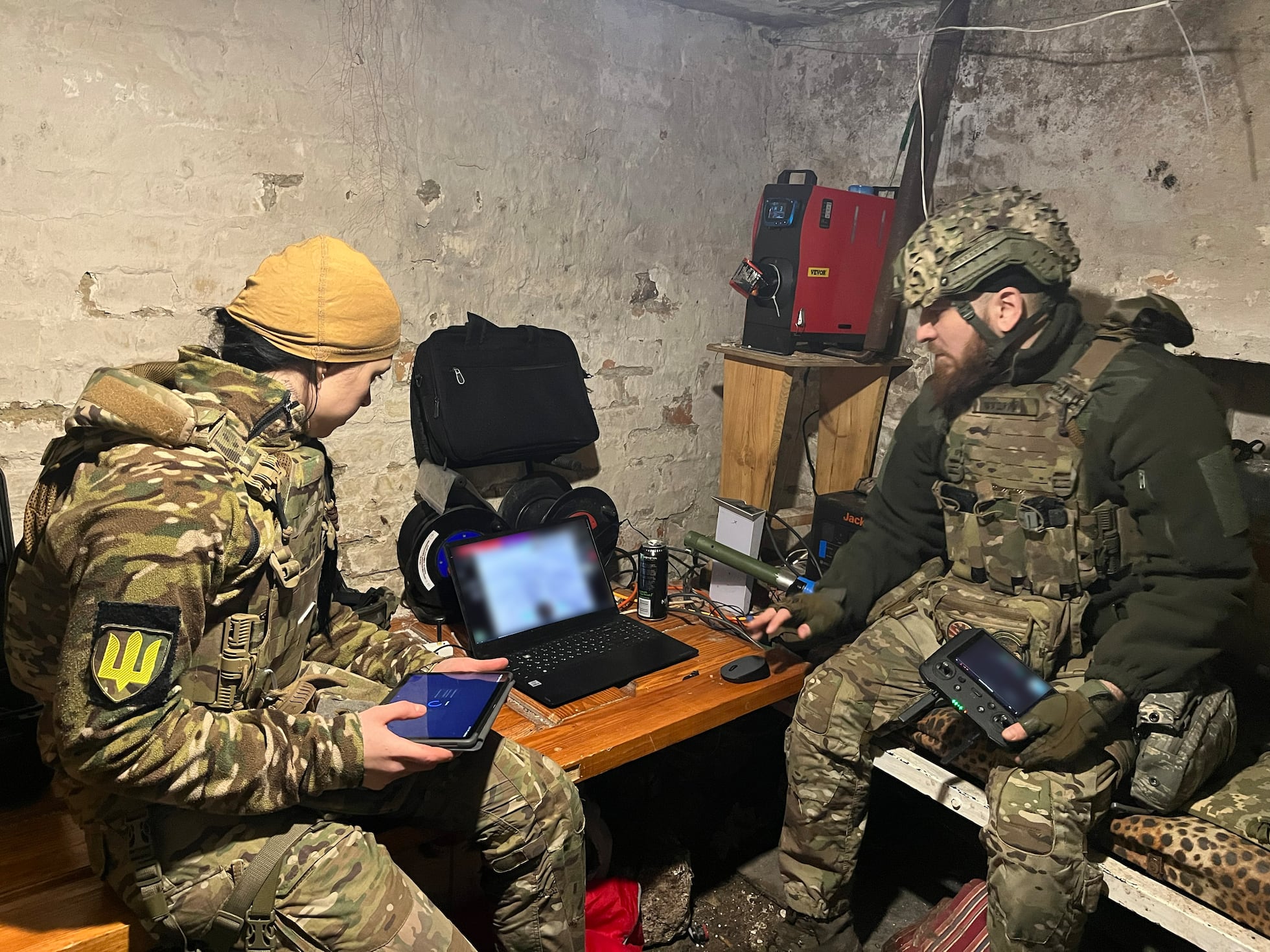 Night mission with a Ukrainian brigade operating bomb-carrying drones ...