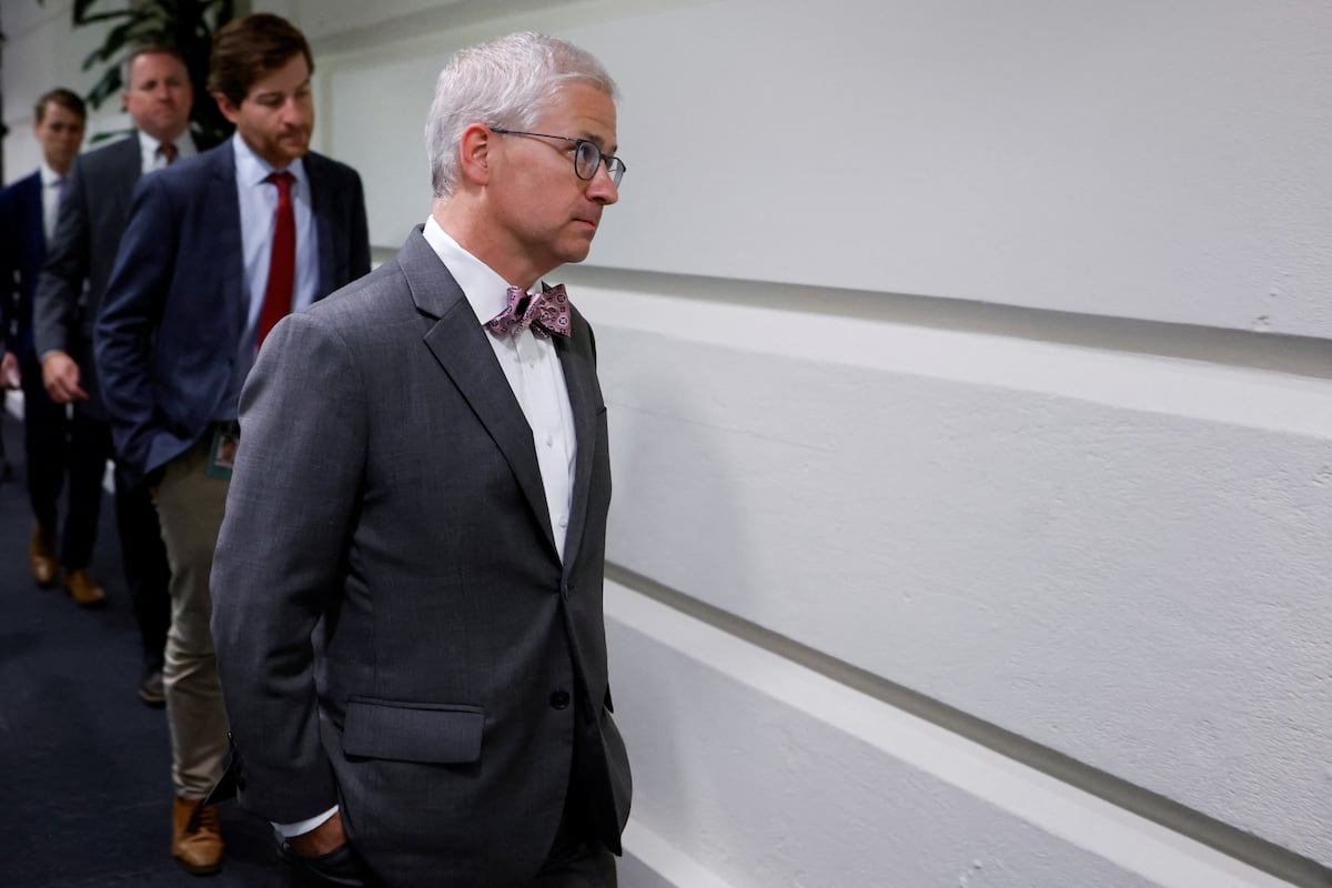 Rep. Patrick McHenry of North Carolina is the leader of the House, at ...