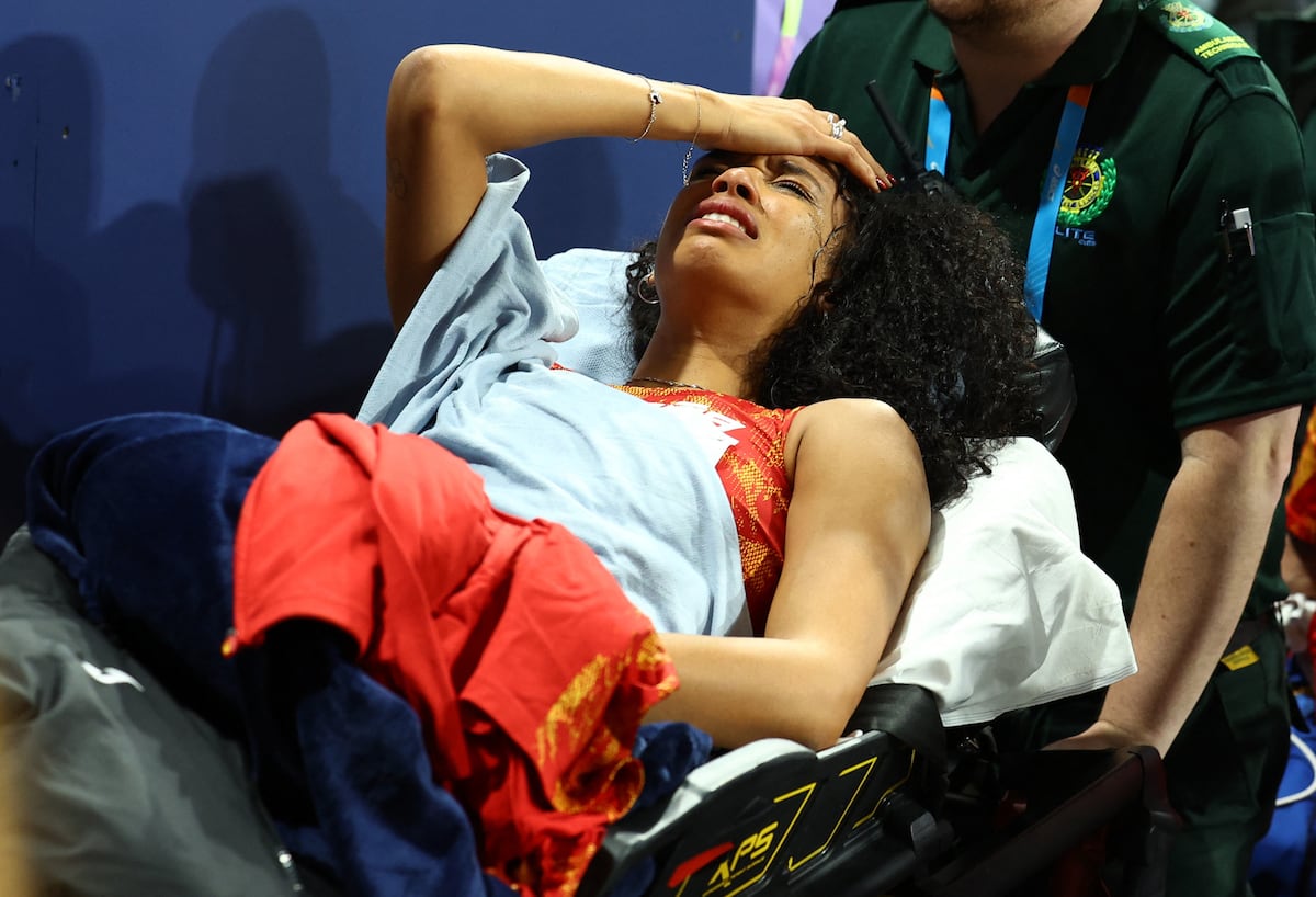 María Vicente se rompe el tendón de Aquiles en el Mundial de atletismo ...
